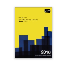 JCT Standard Building Contract Guide 2016 (SBC/G) - Professional Books