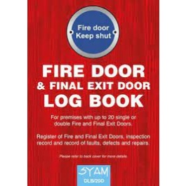 Syam Fire Door & Final Exit Door Log Book - Professional Books